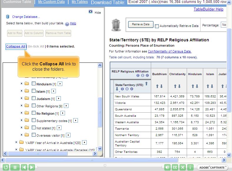Web 2.0 tools unlock statistics 1 – ABS releases TableBuilder | Sociamind